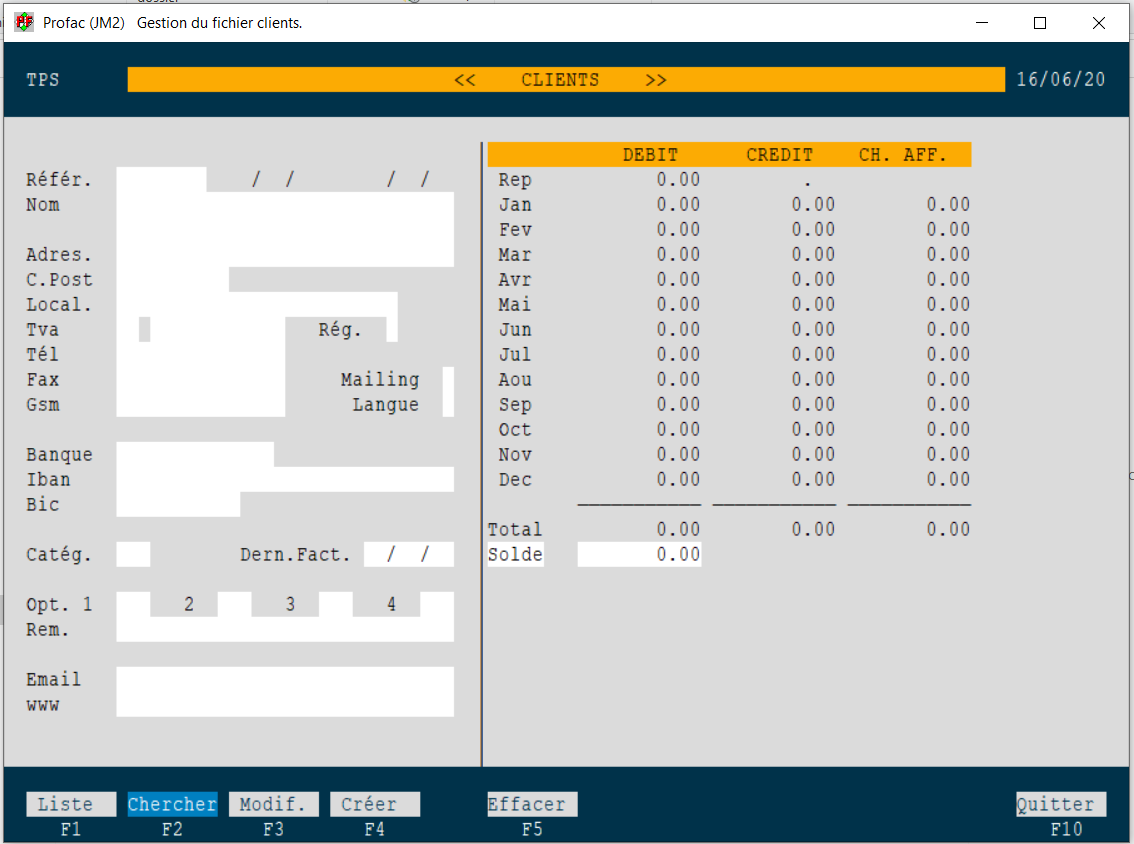 Profac, help online.