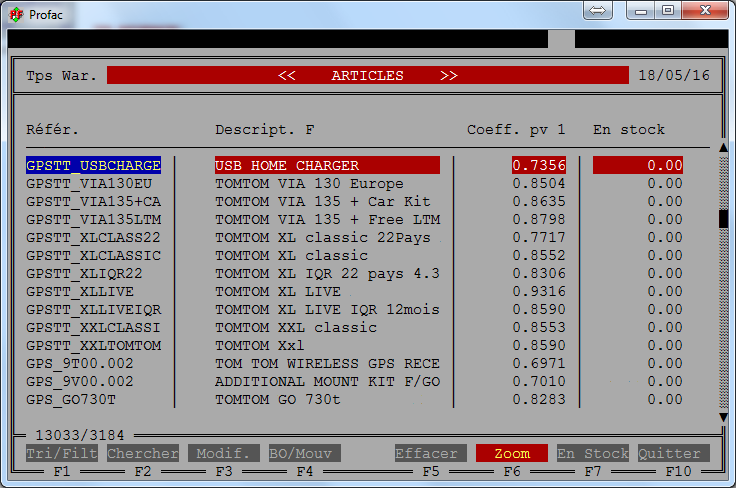 Profac, help online.